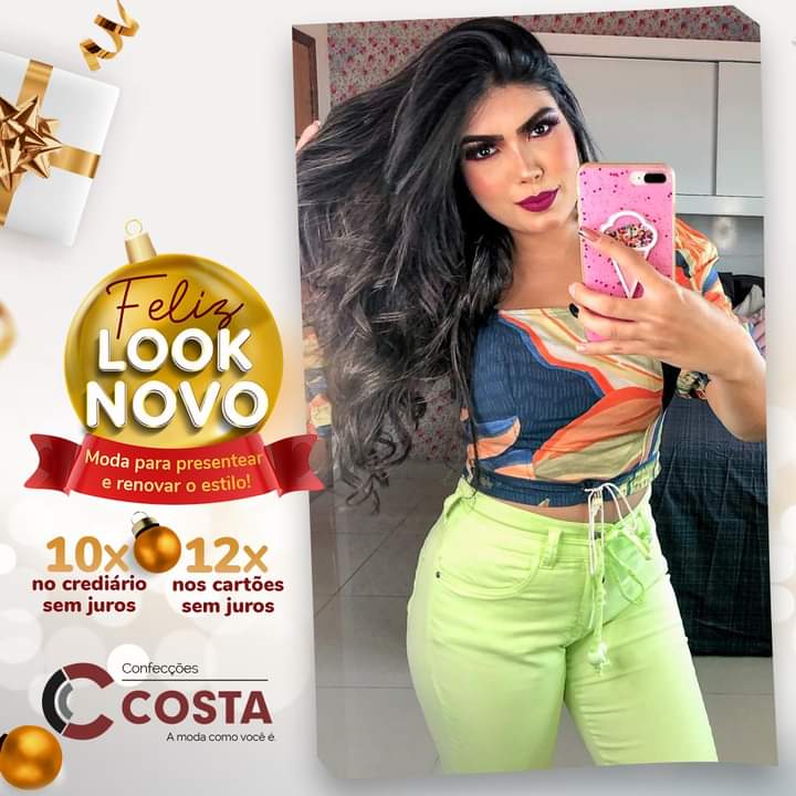 Feliz Look Novo! A Confecções Costa te ajuda com a moda para presentear ...