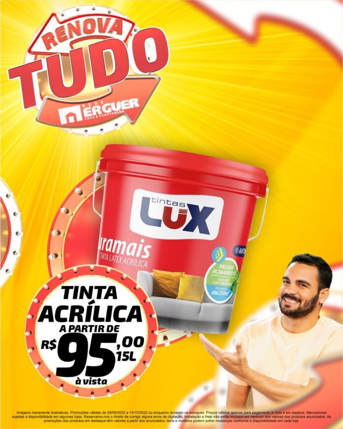 Rede Erguer ConstruCosta lança a promoção Renova Tudo com preços super ...