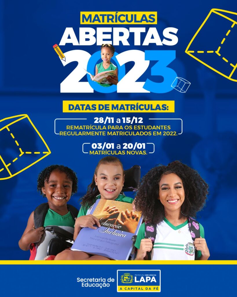 Bom Jesus Da Lapa Abre Período De Matrículas Para Novos Alunos Na Rede